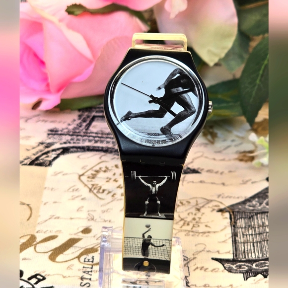 Accessories | Original Vintage 1996 Mens Swatch Watch Olympic Portraits ...